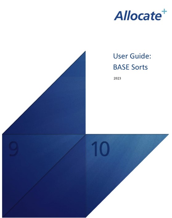 Allocate Plus Version 22.5 Release Notes | JDR Software